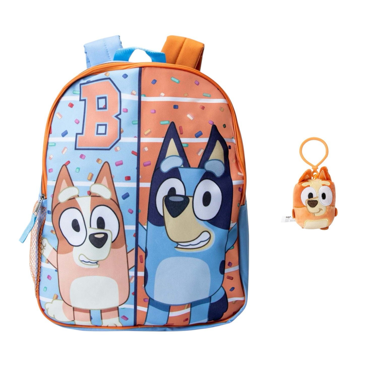 Bluey 15" Backpack with Bingo Clip-On Plush Accessory - Walmart.com