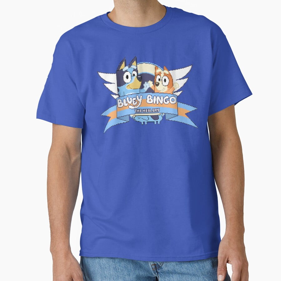 Bluey 16-Bit Bluey And Bingo Classic T-Shirt - Walmart.com