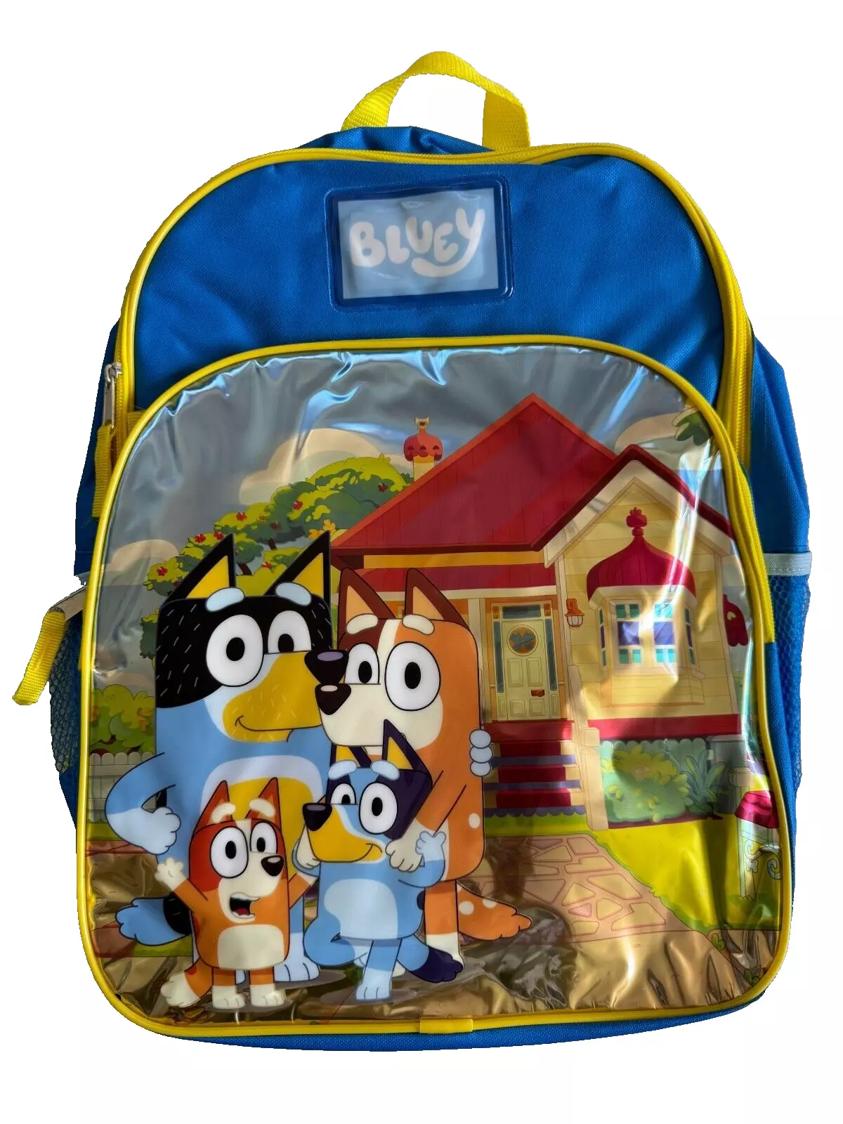 Bluey 16" Canvas Large School Backpack With 2 Mesh Pockets - Walmart.com