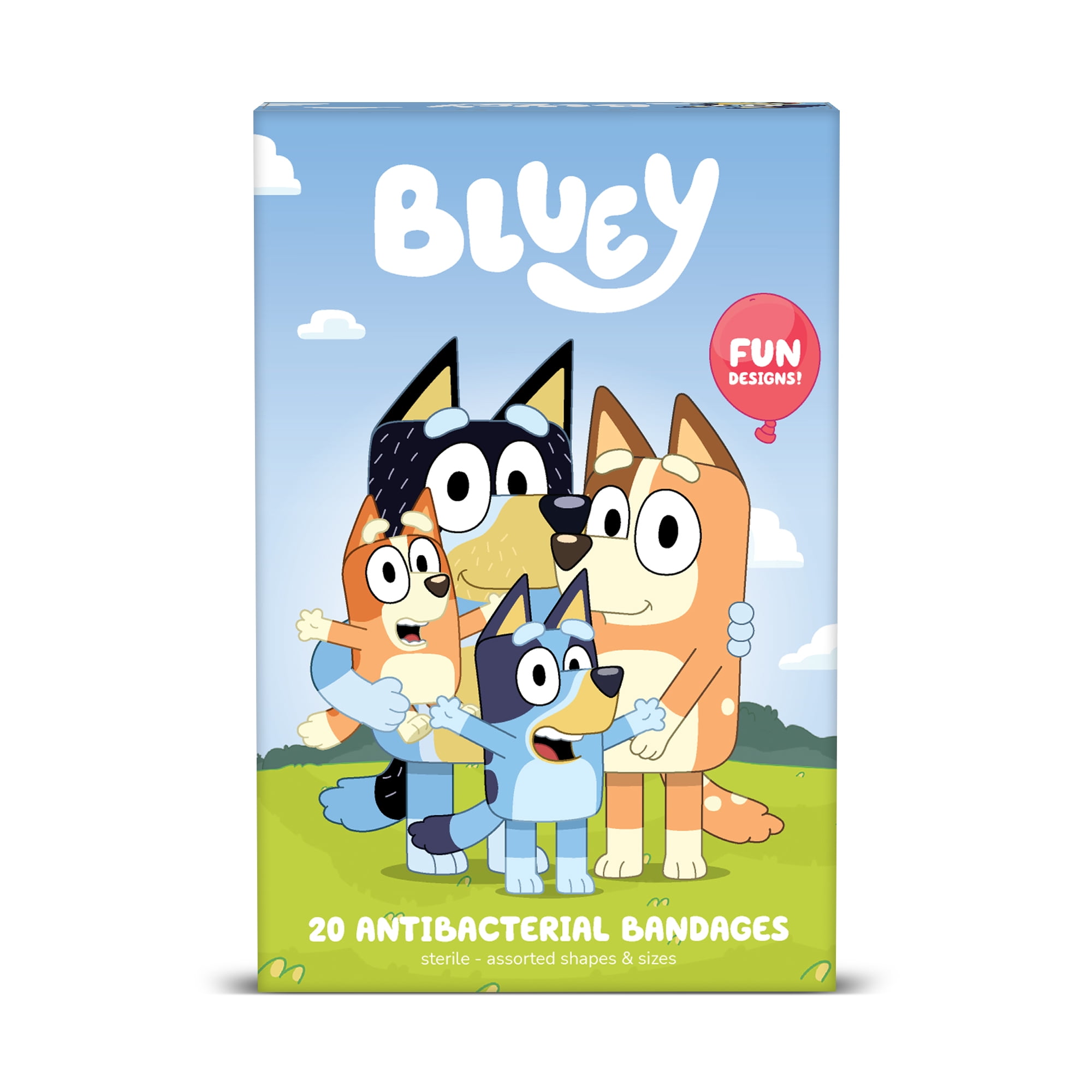 Bluey 20 Count Bandages HSA/FSA Eligible - Walmart.com