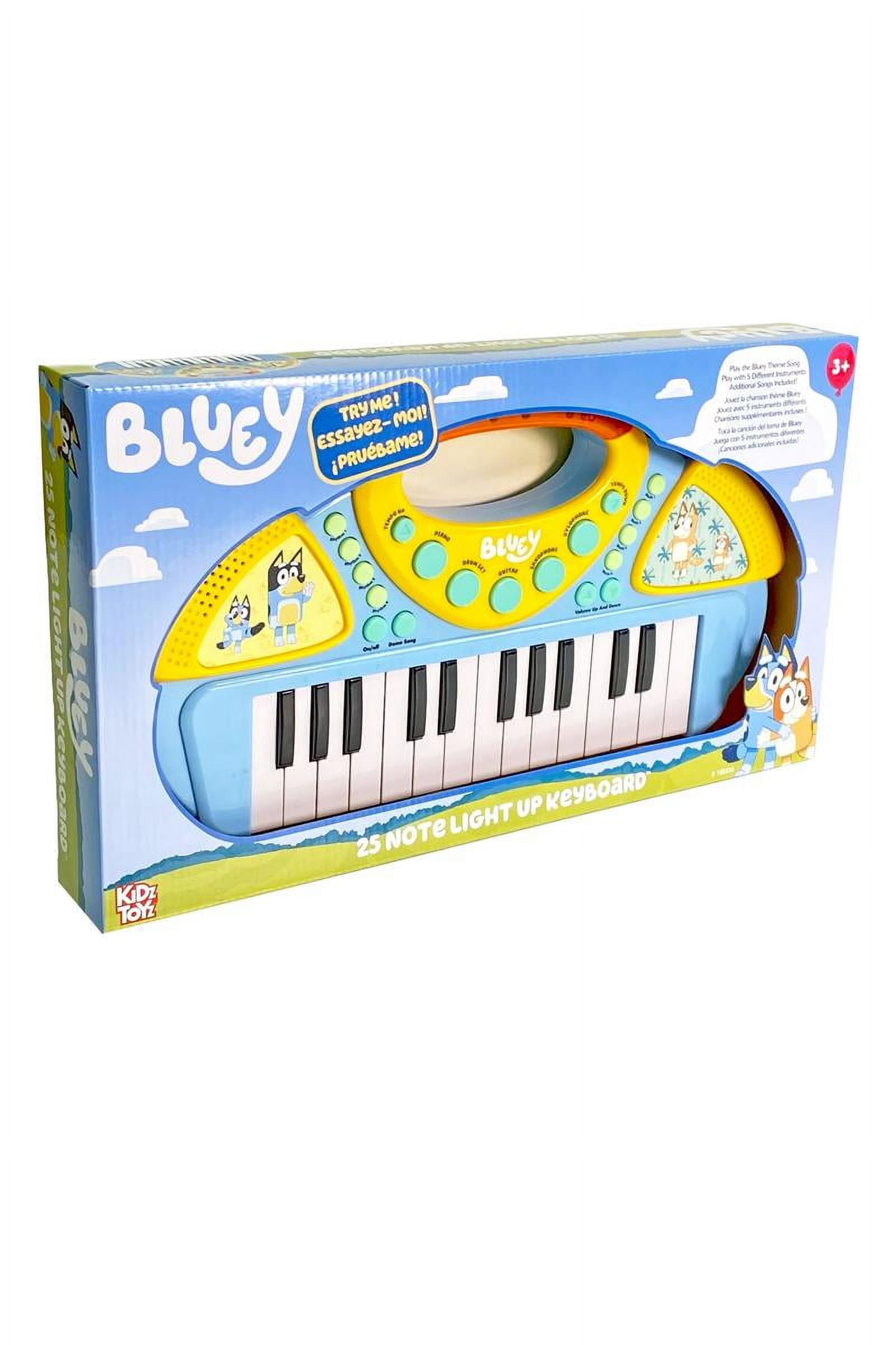 Bluey 25 note Keyboard with light up Handle - Walmart.com