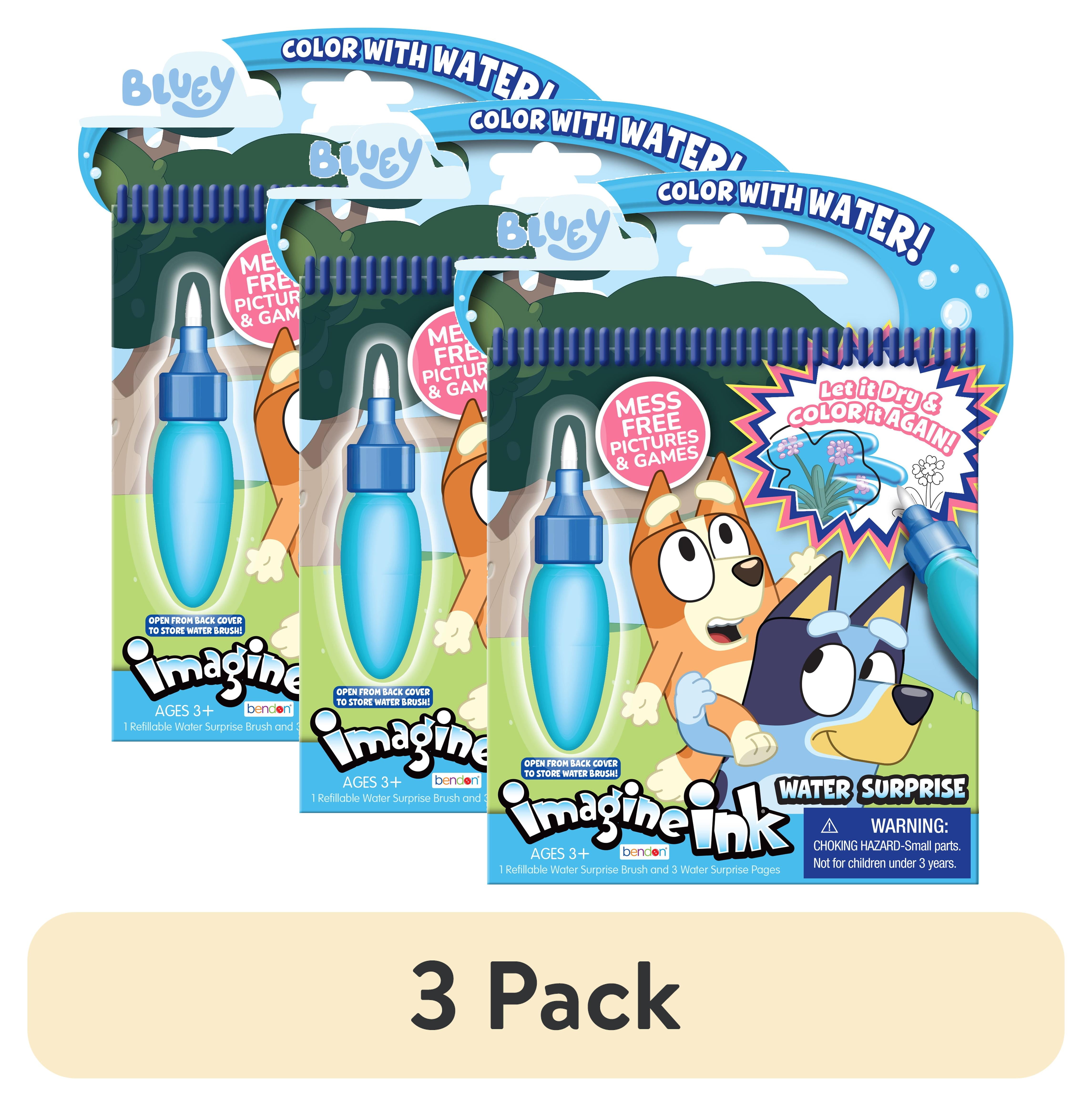 (3 pack) Bluey 3-Page Water Surprise Boards, Imagine Ink, Paperback, by ...