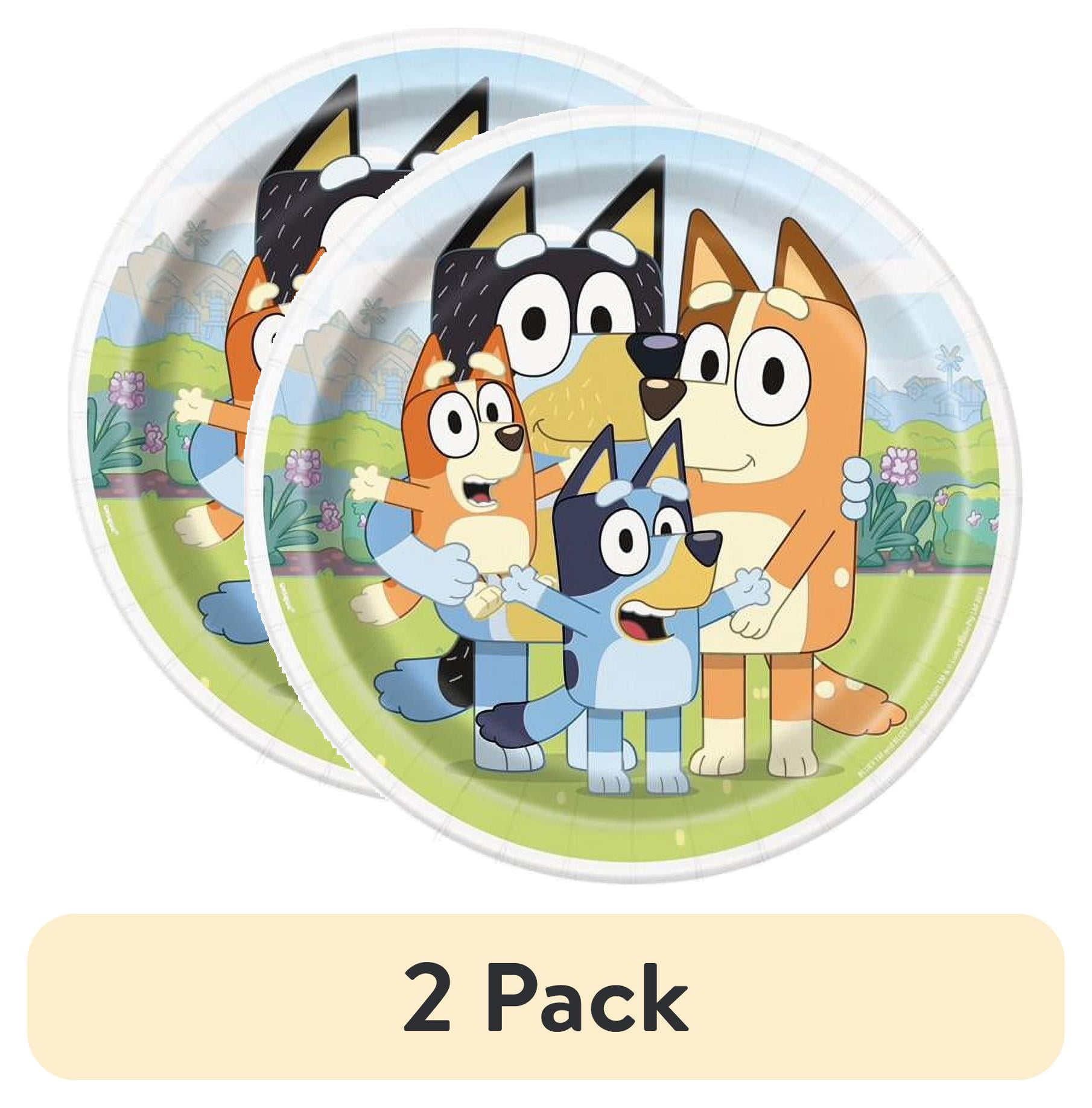 (2 pack) Bluey 30389540 9 in. Party Dinner Plates - Pack of 8 - Walmart.com