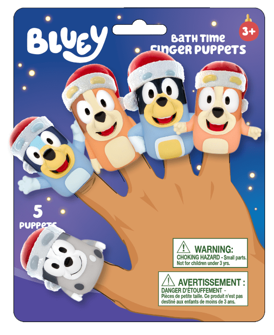 Bluey 5pc Holiday Finger Puppets - Walmart.com