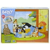 Bluey 5-Pack Wooden Puzzle for Age 3+ - Walmart.com