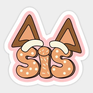 Bluey And Bingo Sis Sister Sticker Bluey Stickers For Kids, Bluey ...