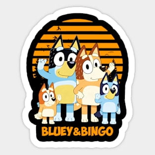 Bluey And Bingo Sticker Bluey Stickers For Kids, Bluey Stickers Party ...
