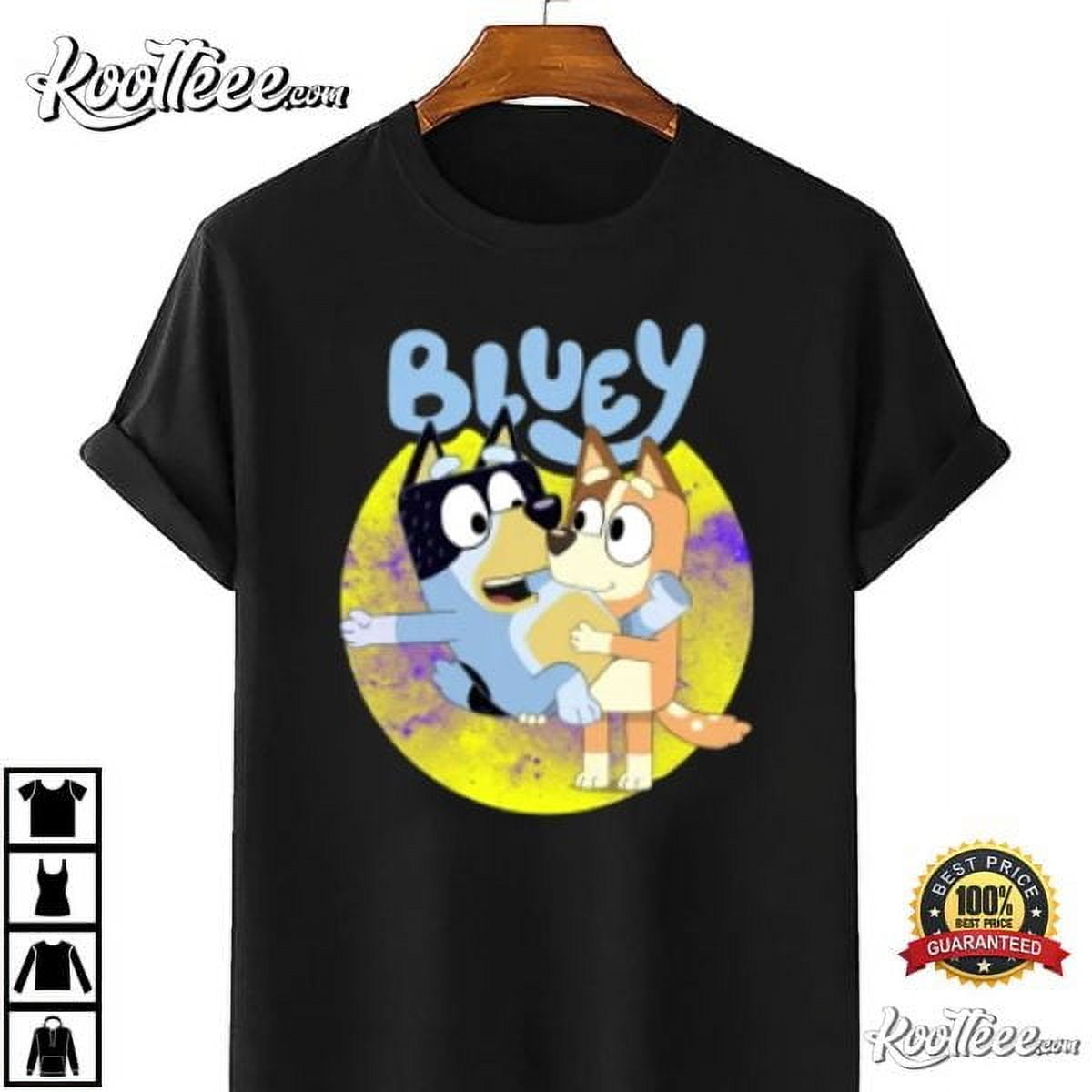 Bluey And Bingo Sun Unisex Short Sleeve T-shirt - Walmart.com