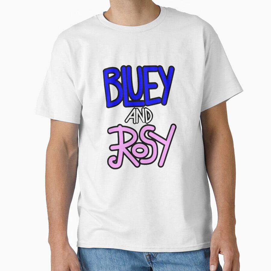 Bluey And Rosy Log Perfect Classic T-Shirt - Walmart.com