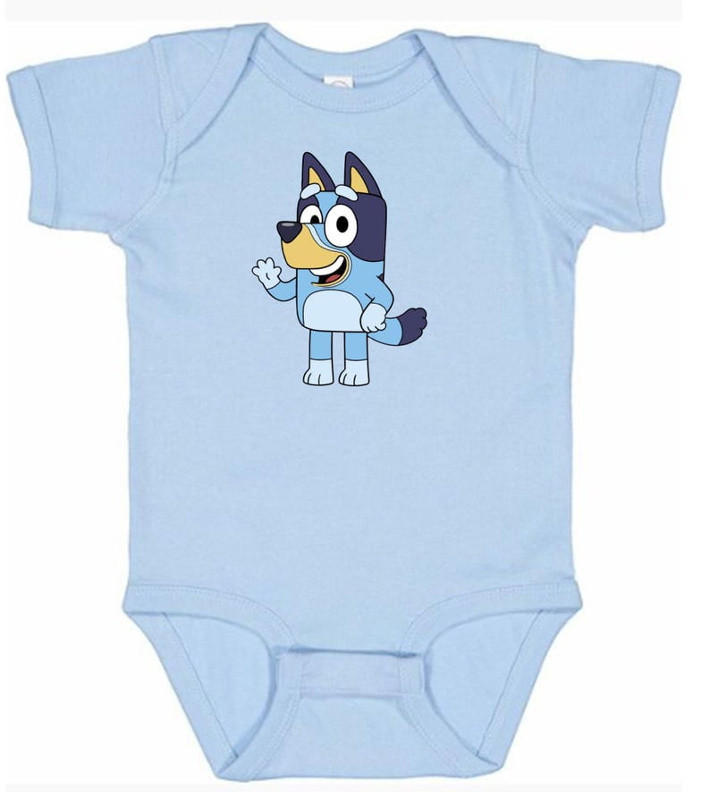 Bluey Baby Bodysuit Baby Bluey Clothes, Baby Bluey, Baby Onesie Cute ...