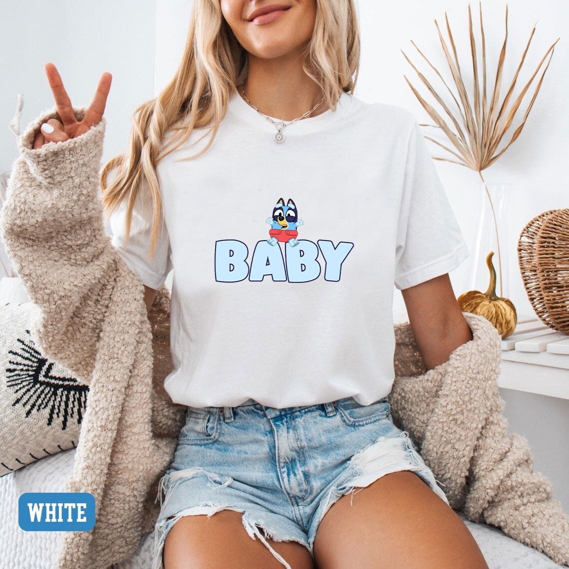 Bluey Baby Funny T-Shirt, Bluey Kid Design, Unisex S-5Xl Hot Trending ...