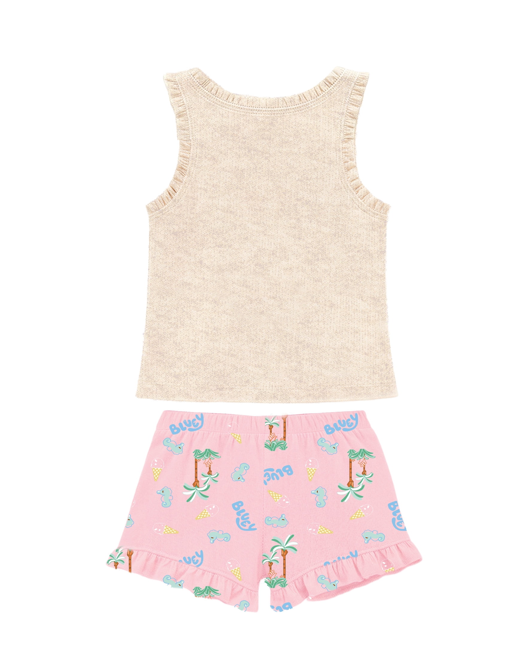 Bluey Baby Girl Short Set, Sizes 0-9 Months - Walmart.com