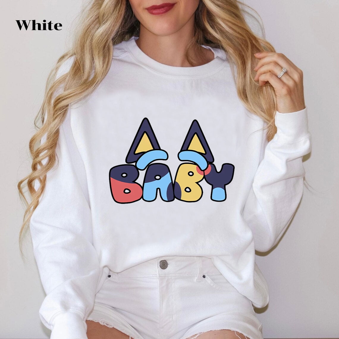 Bluey Baby Shirt, Bluey Matching Shirt, Bluey Birthday Tee Crewneck ...