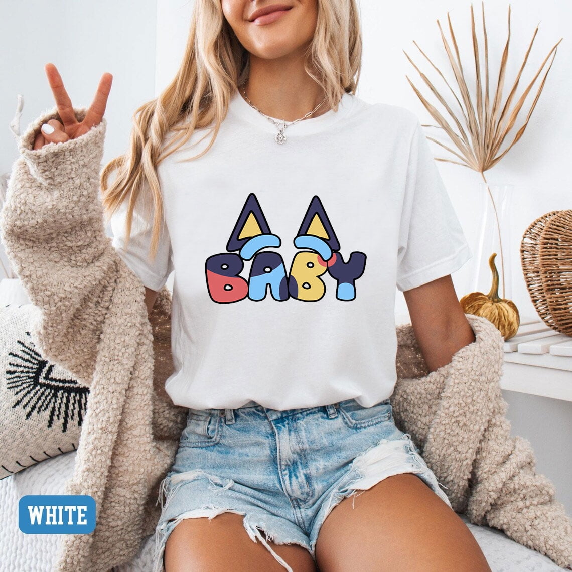 Bluey Baby Shirt, Bluey Matching Shirt, Bluey Birthday Tee Shirt, Size ...