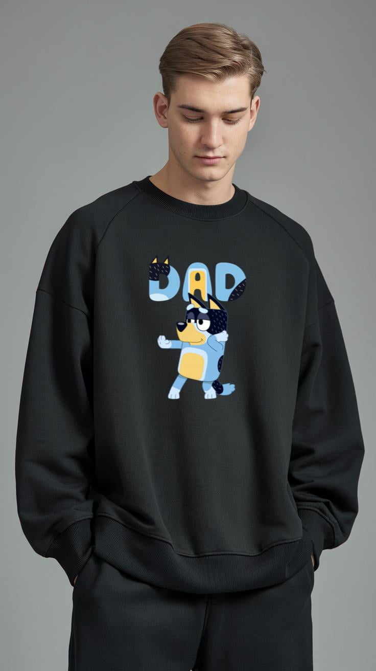 Bluey Bandit Dad Club Birthday Gift Bluey sweatshirt, for men & women ...