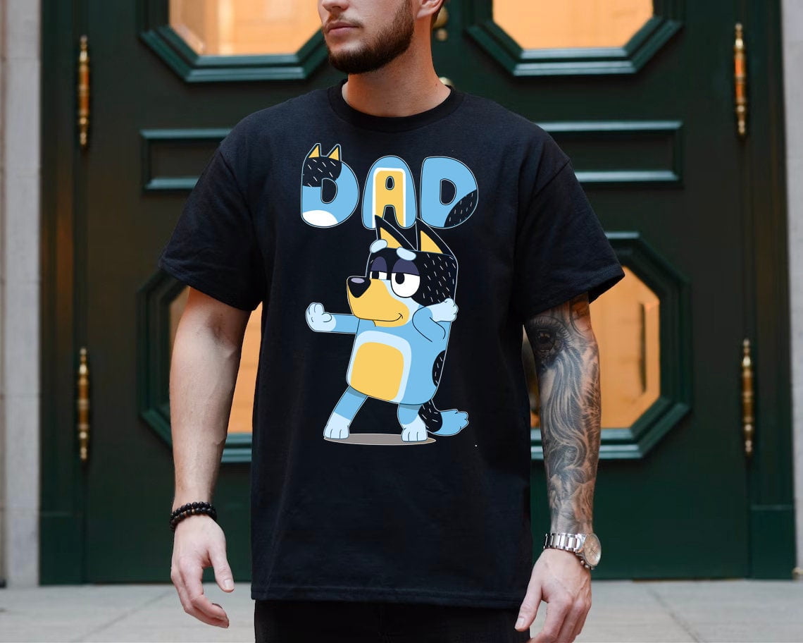 Bluey Bandit Dad Shirt Cool Dad Club Shirt Bluey Dad Shirt Bluey Bingo ...