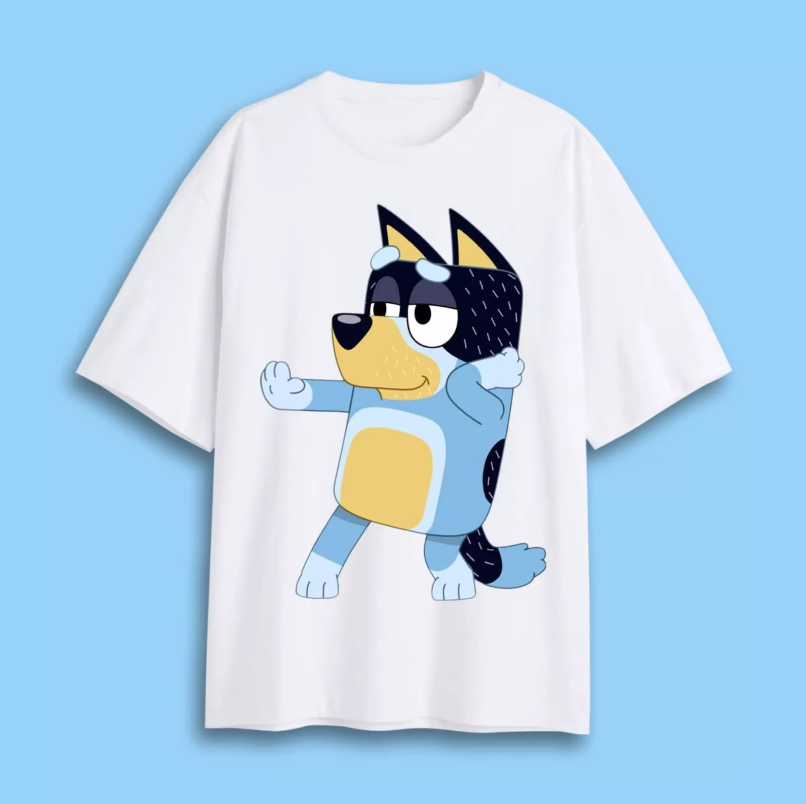 Bluey Bandit From Bluey, Unisex S-5XL Hot Trending Shirt Shirt ...