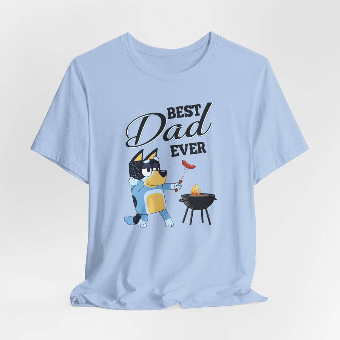 Bluey Bandit Heeler Best Dad Ever T-Shirt, Bluey Father'S Day, Bandit ...