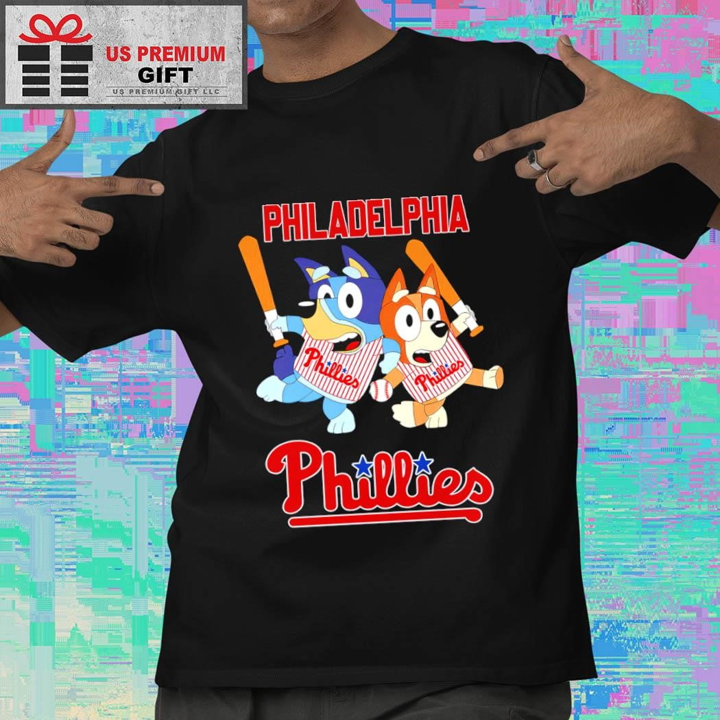 Bluey Bandit Heeler and Chilli Heeler Philadelphia baseball players ...