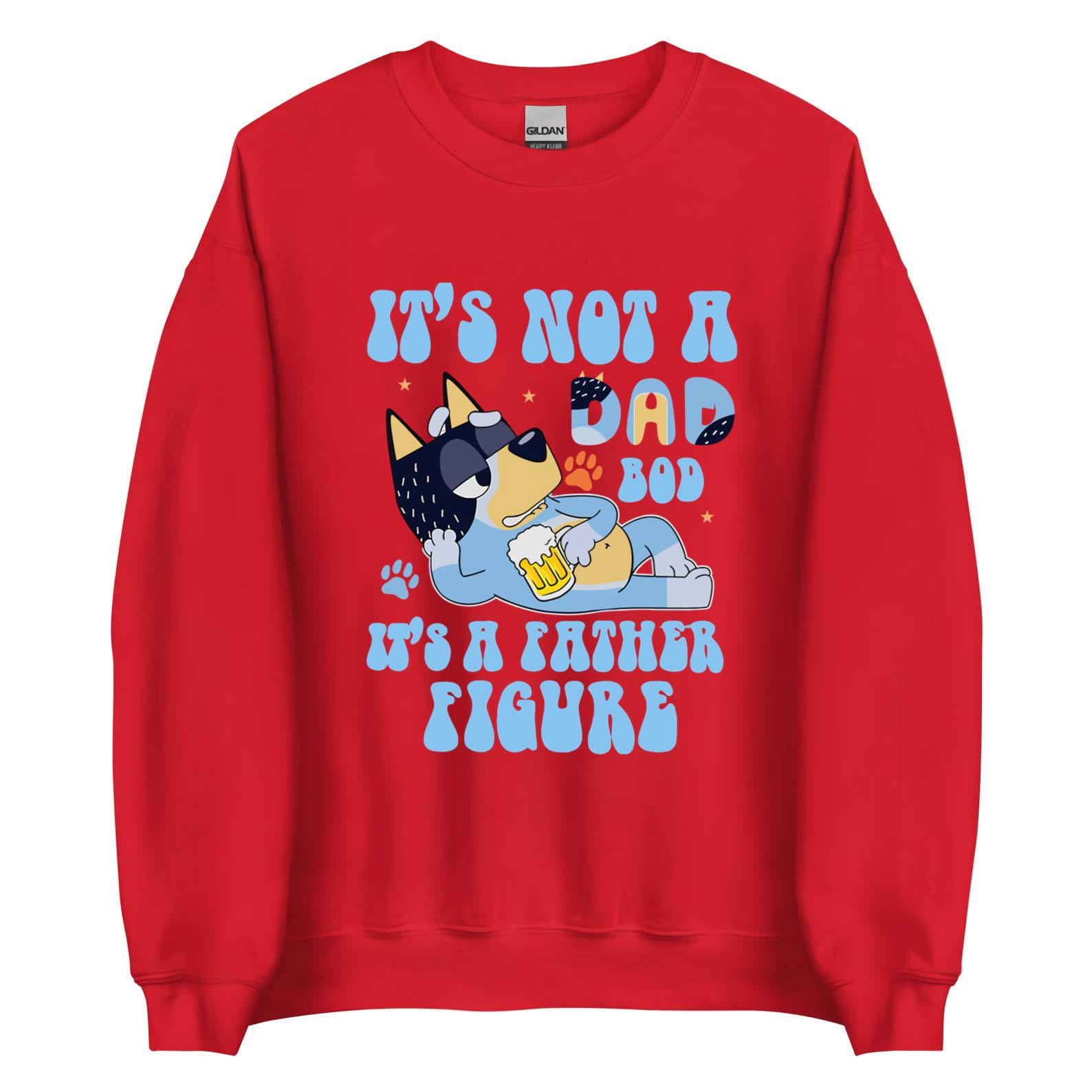 Bluey Bandit Its Not A Dad Bod Its A Father Figure Unisex Jersey Short ...