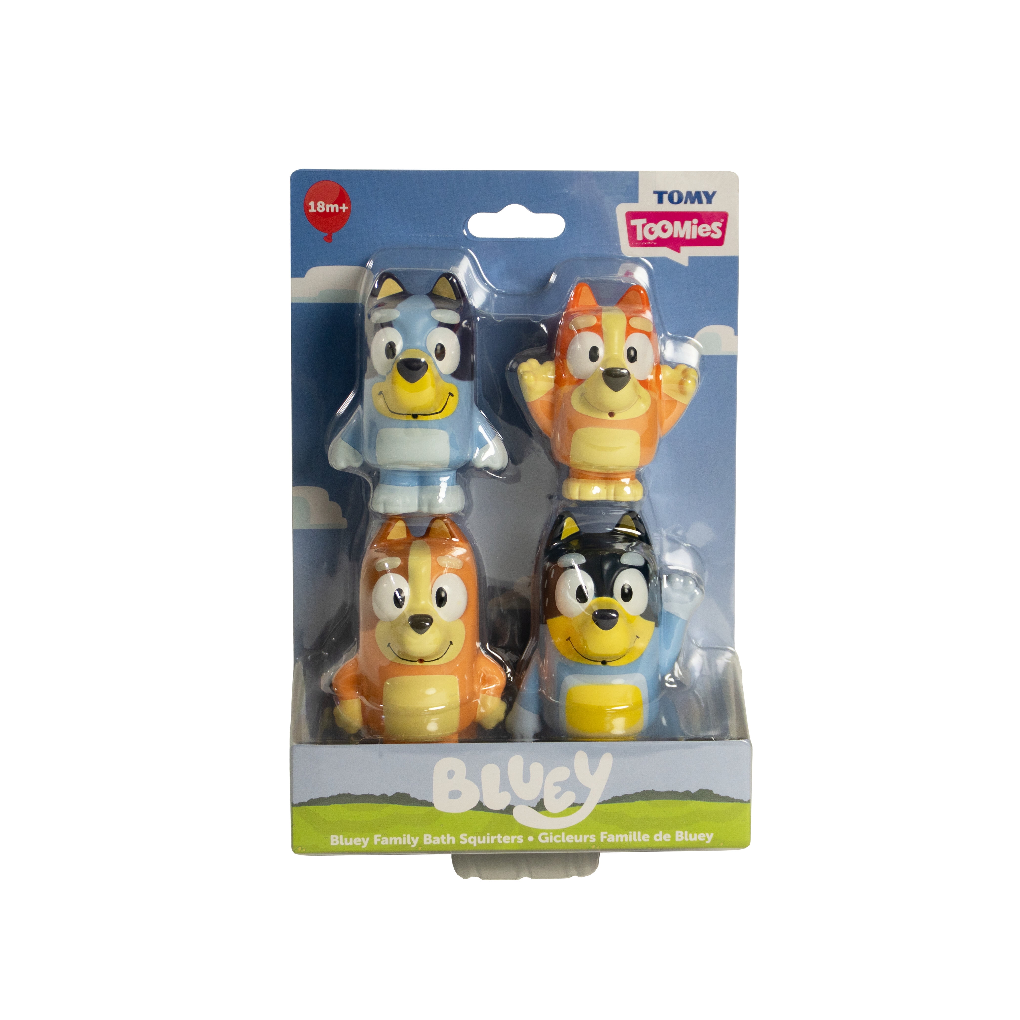 TOMY Toomies Bluey Family Bath Squirters – Toddler Water Toys, 18 ...