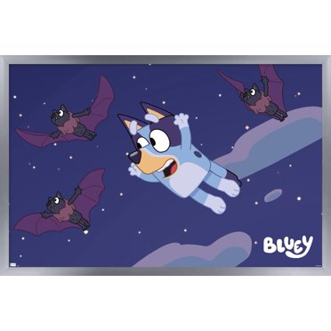 Bluey - Walking Wall Poster, 22.375" x 34" Framed - Walmart.com
