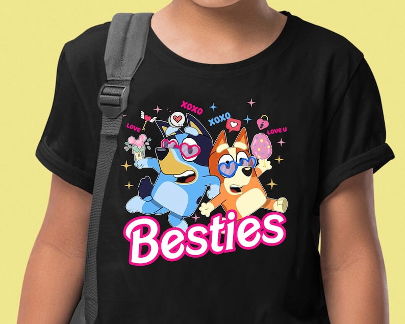 Bluey Besties Shirt, Bluey Family Matching Shirt, Bluey Birthday Shirt ...