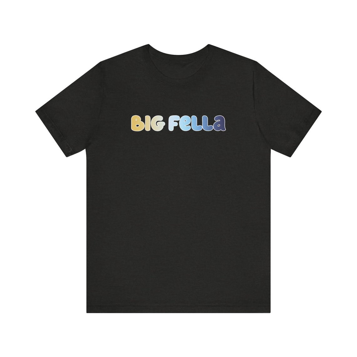 Bluey Big Fella Dad T-Shirt, Light Border Tee, Unisex S-5XL Hot ...