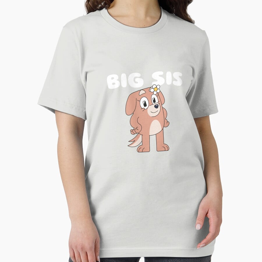 Bluey Big Sis Dog Cartoon Essential T-Shirt - Walmart.com