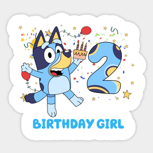 Bluey And Bingo 2 Year Buley Family Sticker Bluey Stickers For Kids ...