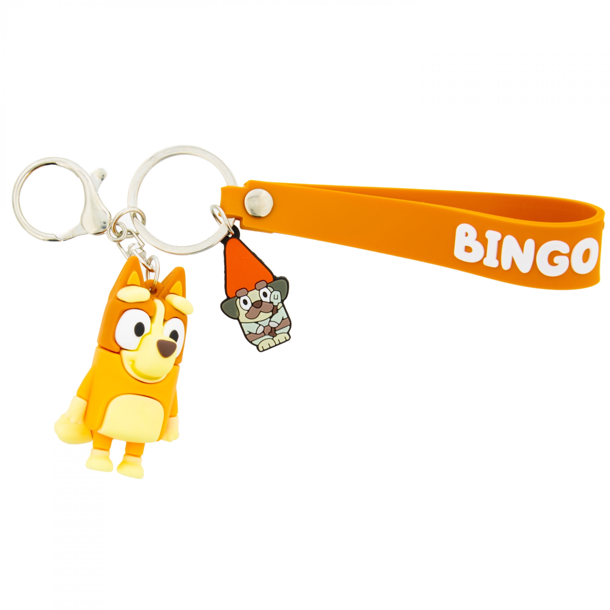 Bluey Bingo 3 3D Figural Keychain with Strap and Charms - Walmart.com
