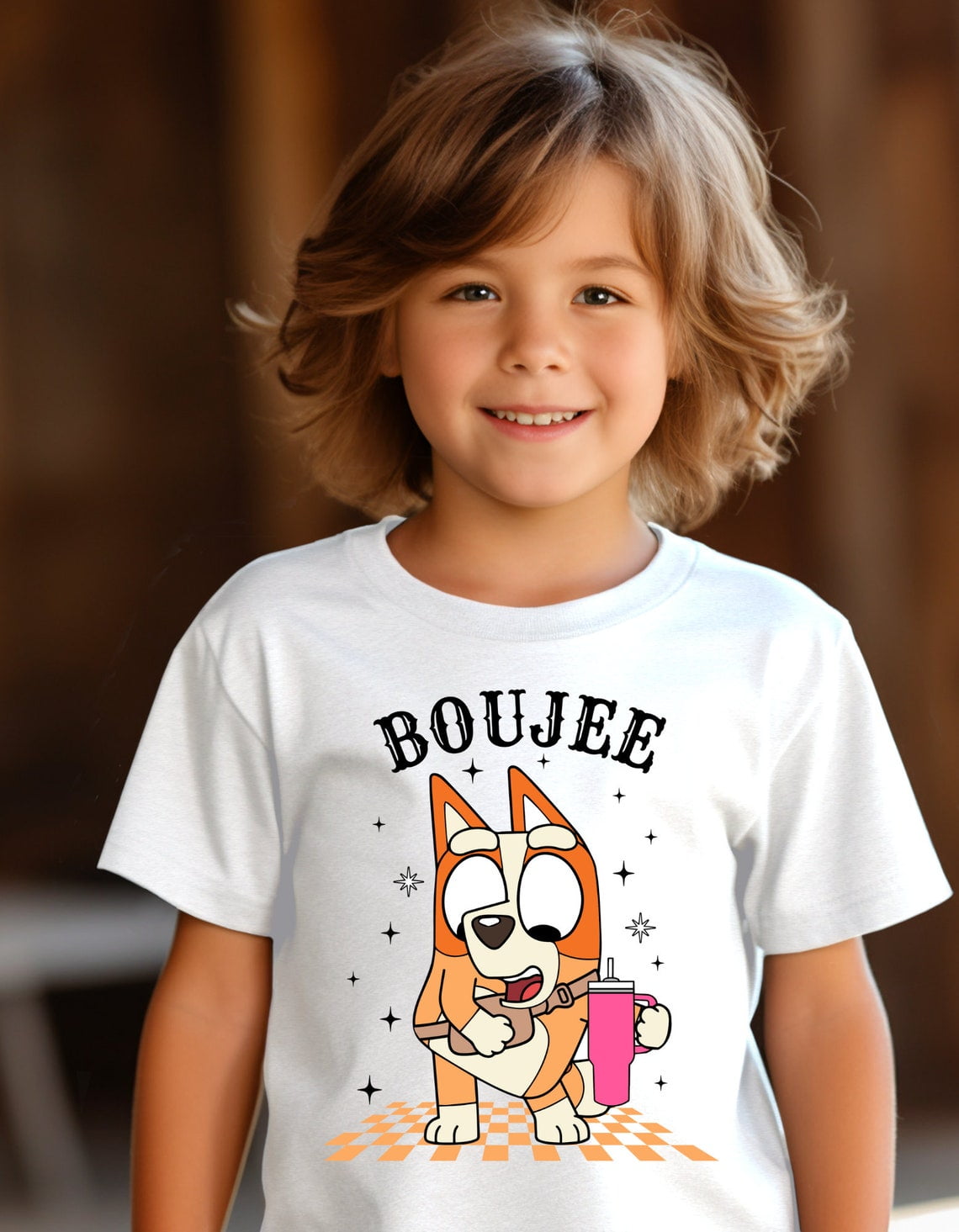 Bluey Bingo Boujee, Fun Cartoon Graphic, Bella Canvas Toddler Shirt ...