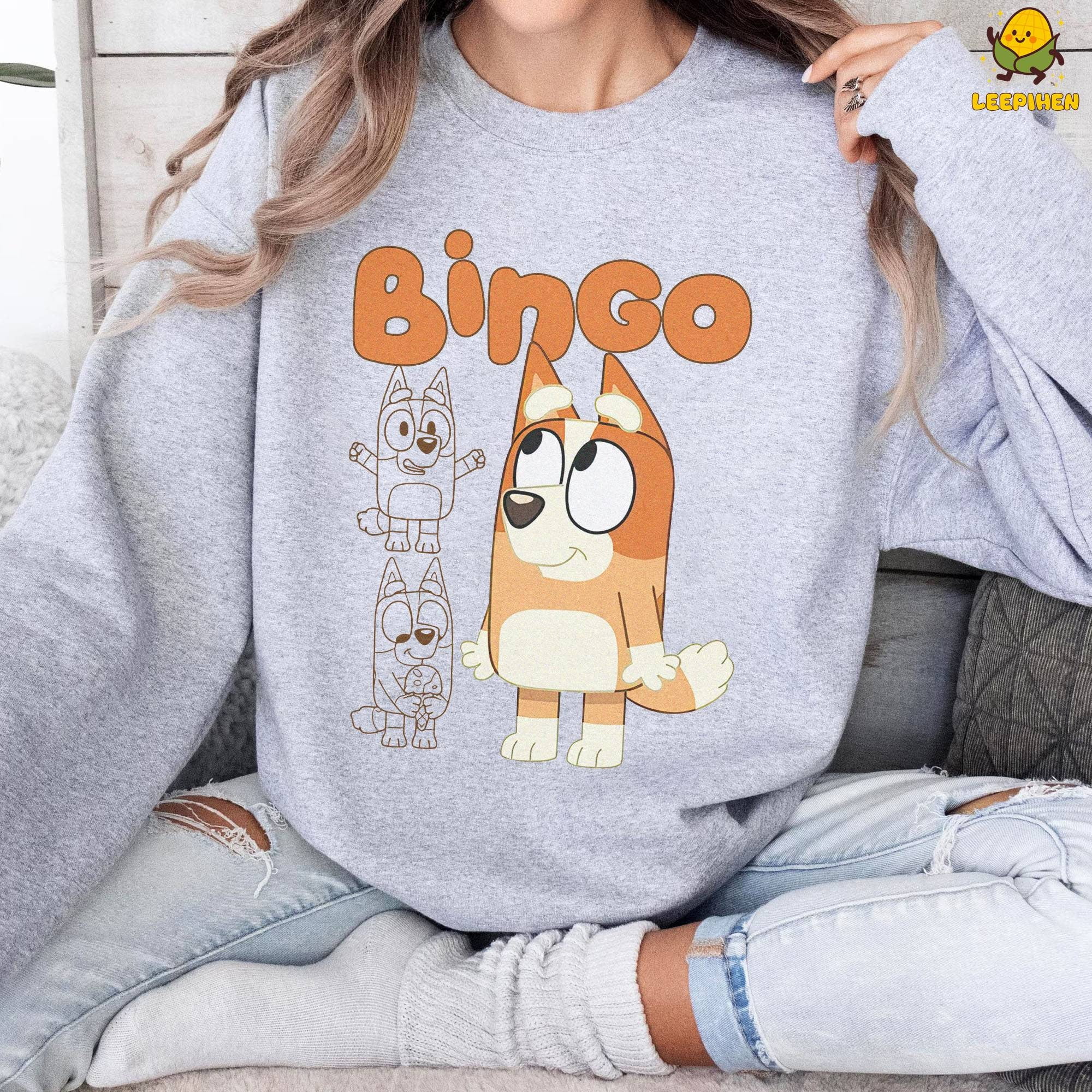 Bluey Bingo Cartoon Shirt | Bluey Family Shirts | Bluey Birthday Party ...
