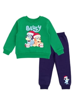 Bluey Bingo Toddler Boys Fleece Hoodie and Jogger Sweatpants Outfit Set ...