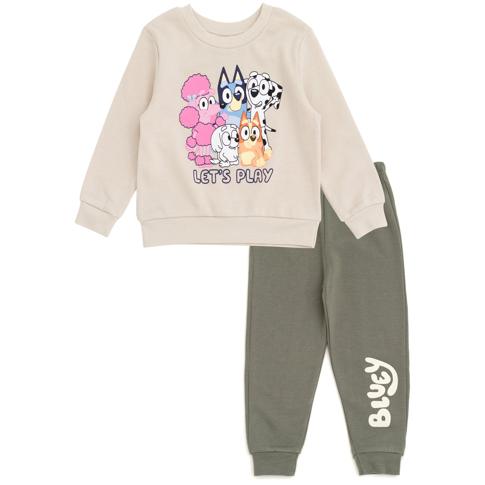 Bluey Bingo Coco Fleece Sweatshirt and Jogger Pants Outfit Set Toddler ...