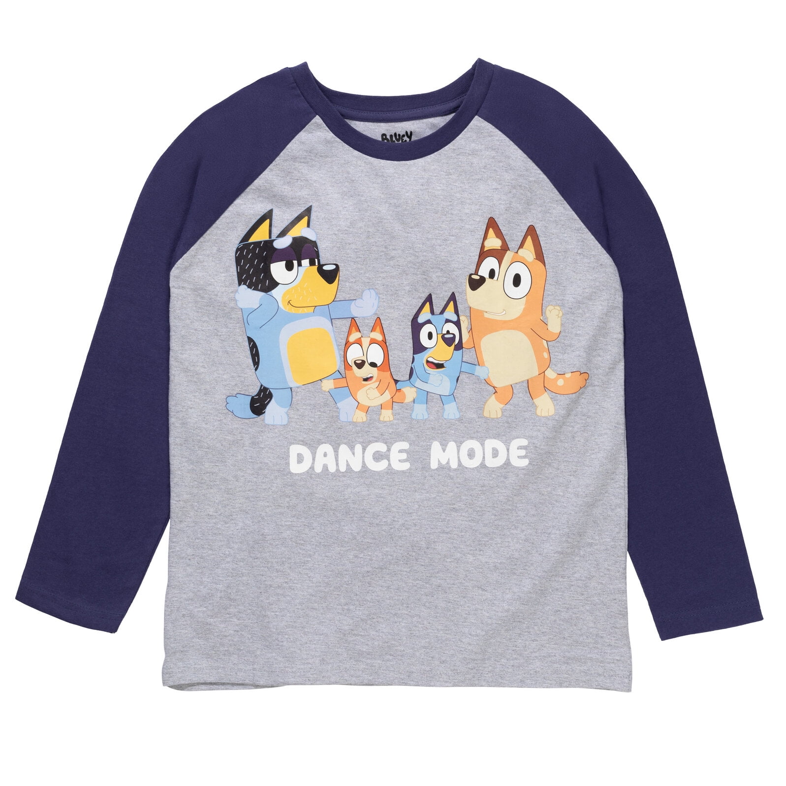 Bluey Bingo Dad Big Boys Long Sleeve T-Shirt, Toddler to Big Kid, Dance ...