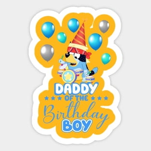 Bluey And Bingo Daddy Happy Birthday Boy Sticker Bluey Stickers For ...