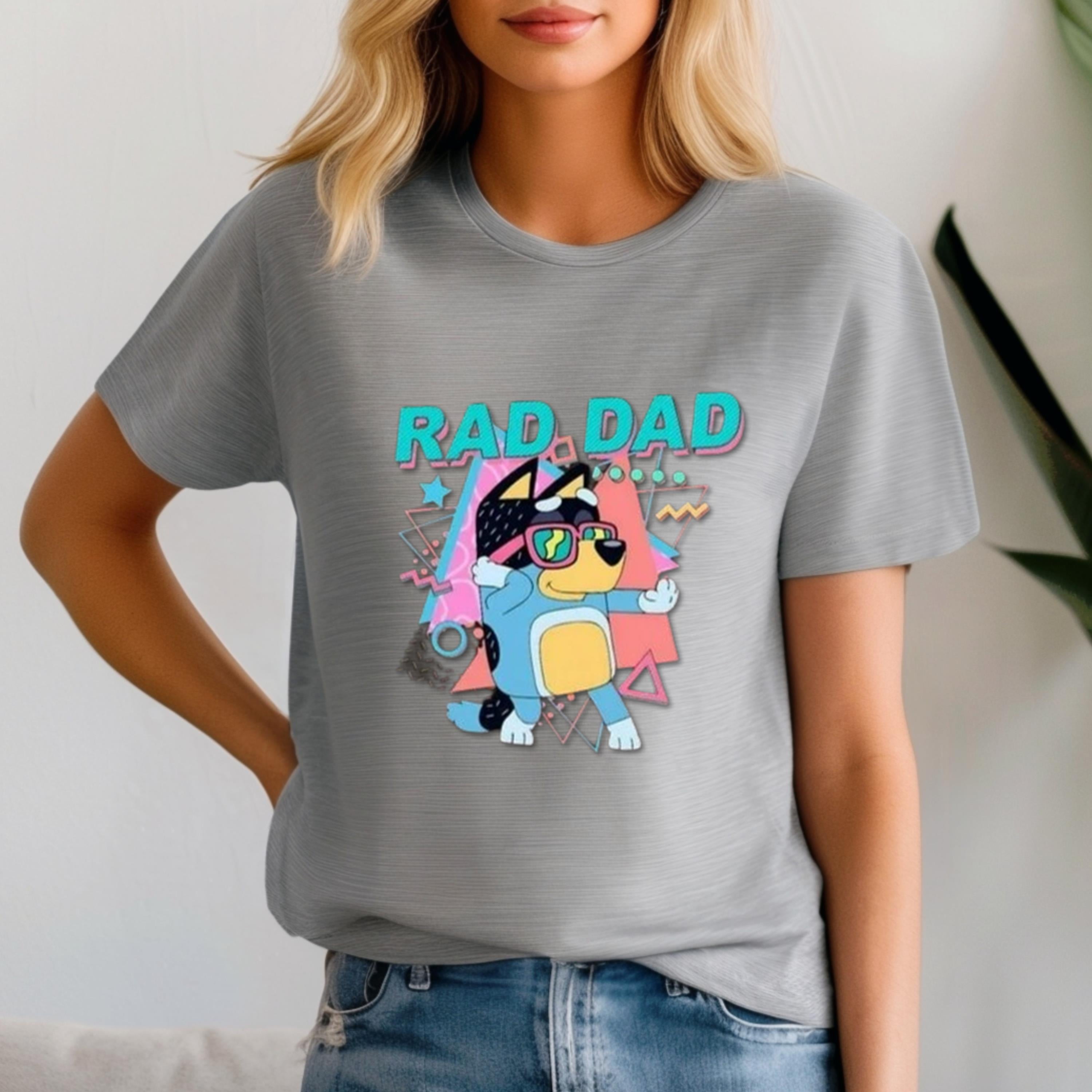 Bluey Bingo Family TShirt Bluey Bandit Rad Dad Shirt Bluey Dad Bluey ...
