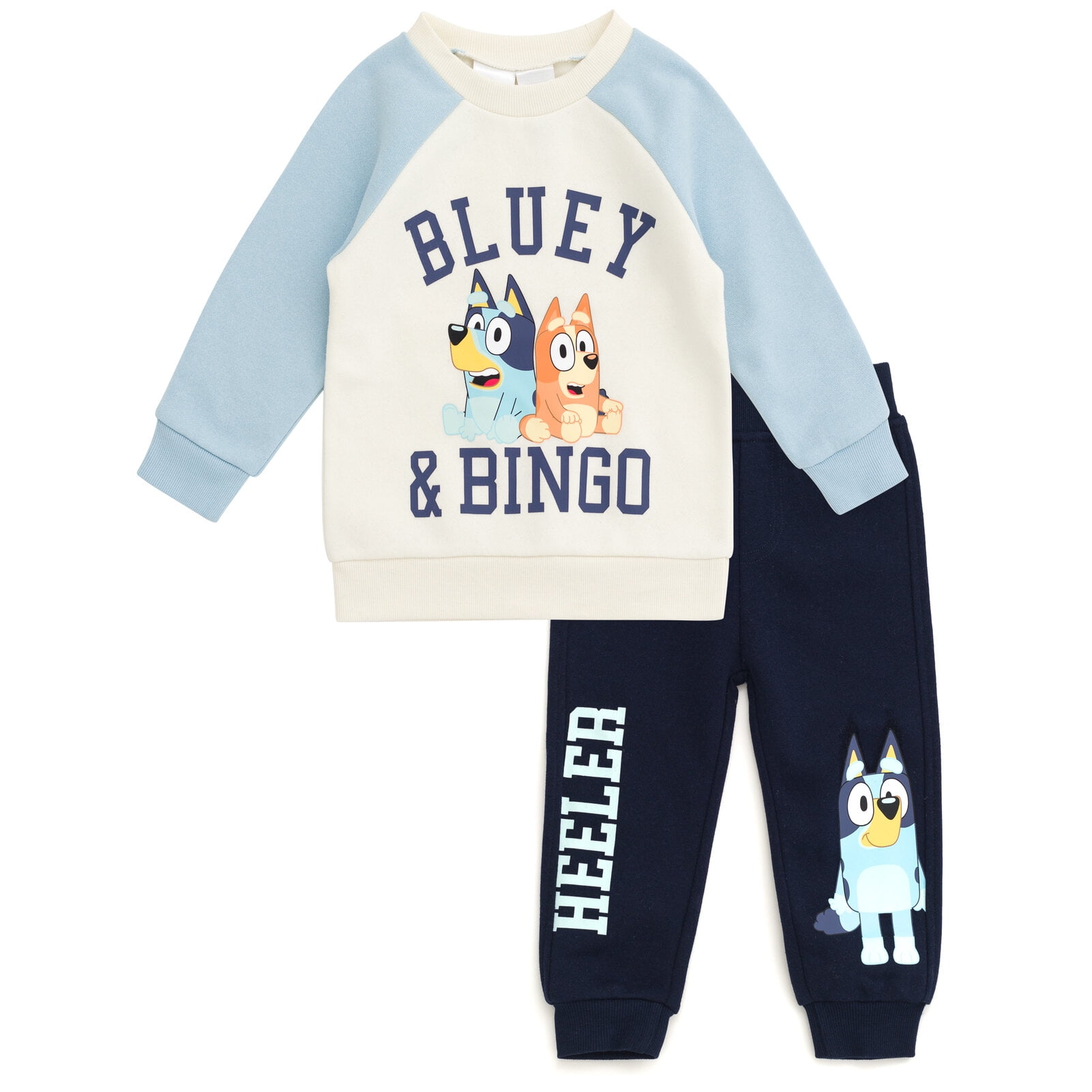 Bluey Bingo Fleece Sweatshirt and Jogger Pants Set Toddler to Little ...
