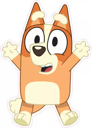 Bluey Bingo Heeler Dog Sticker Window Decal Phone Decal Water Bottle ...