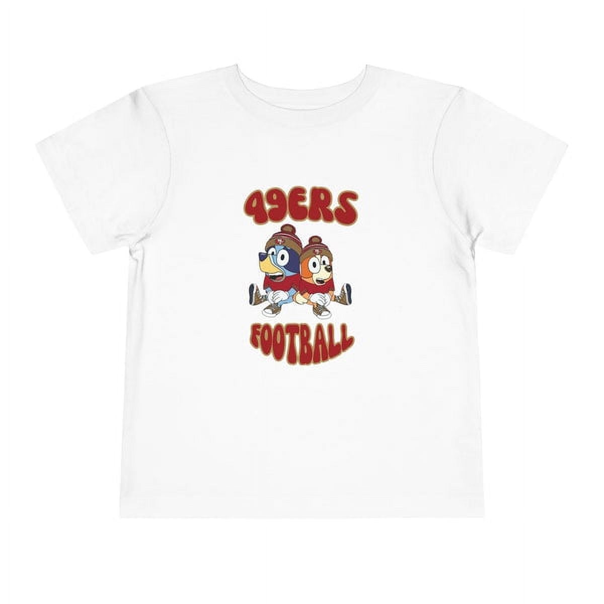 Bluey & Bingo San Football T-Shirt Francisco - Walmart.com