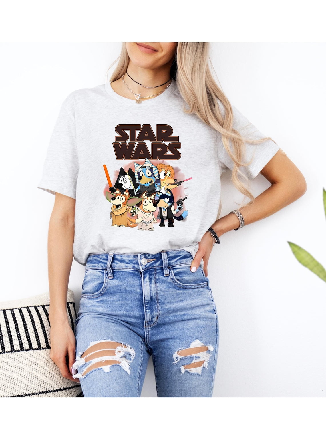 Bluey Bingo Snickers Chilli Bandit Friends Star Wars Disn.E.Y Unisex ...