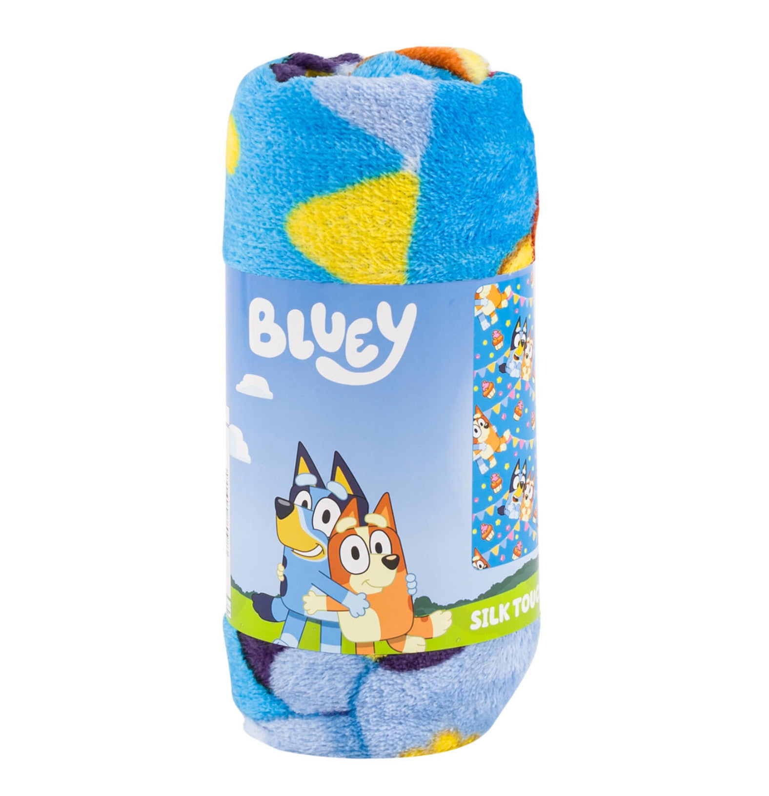 Bluey Bingo Soft Silky Fleece Throw 40"x50" Kids Blanket "Party Pups ...
