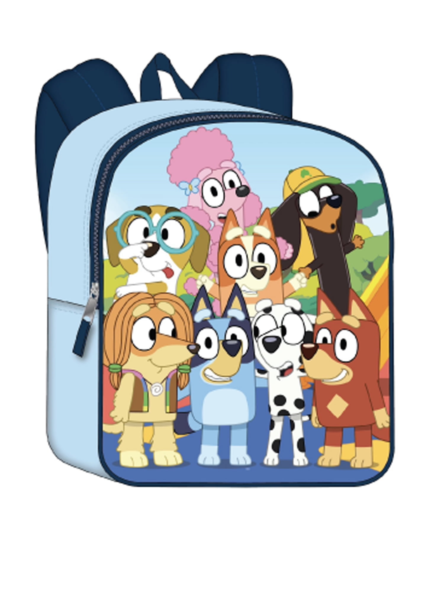Bluey Bingo and Friends Backpack 15" School Bag Rusty Coco Snickers ...