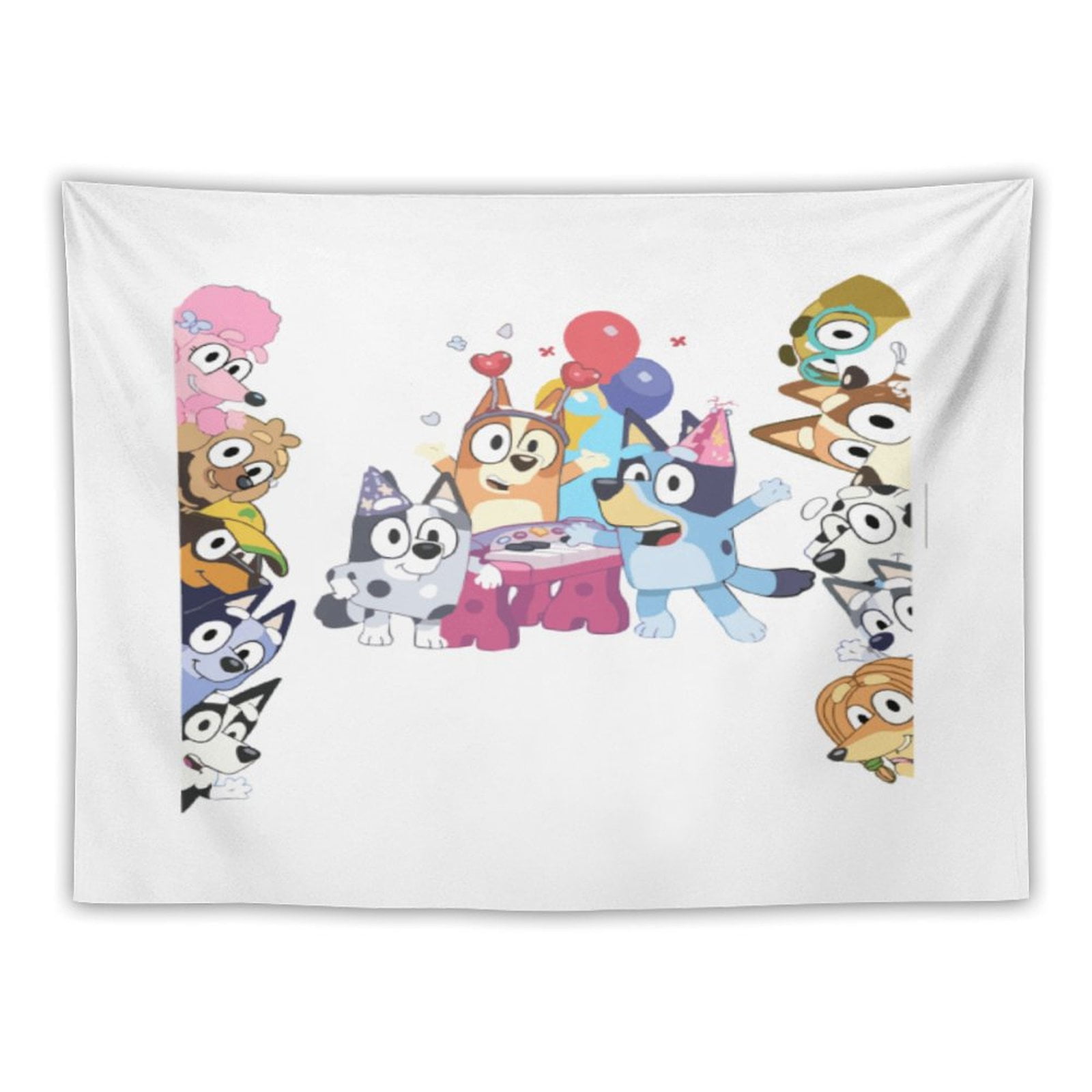 Bluey Birthday Decorations (1) Home Decor Wall Hanging tapestry for ...
