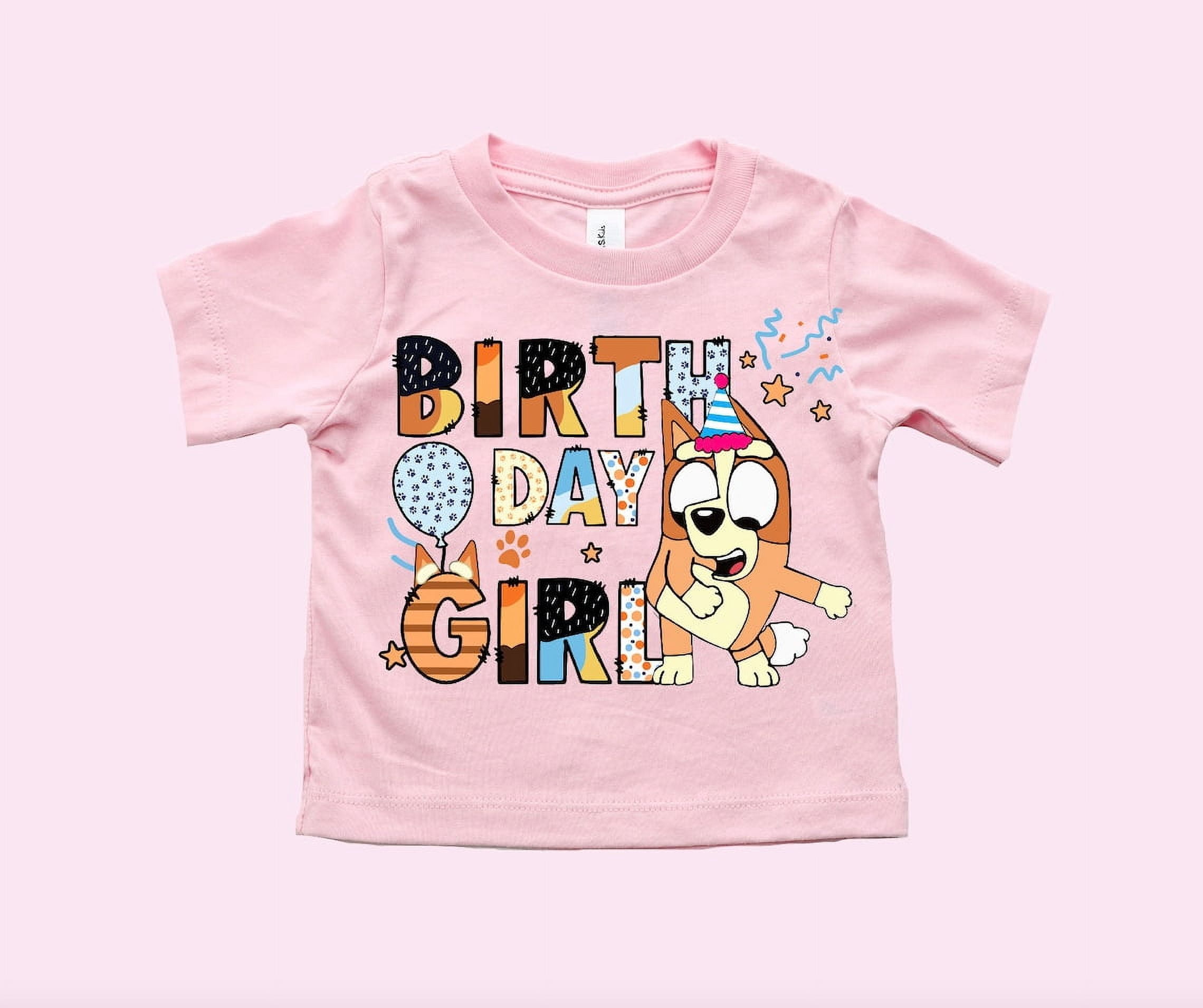 Bluey Birthday Girl, Cute Family Theme, Bella Canvas Toddler Shirt ...