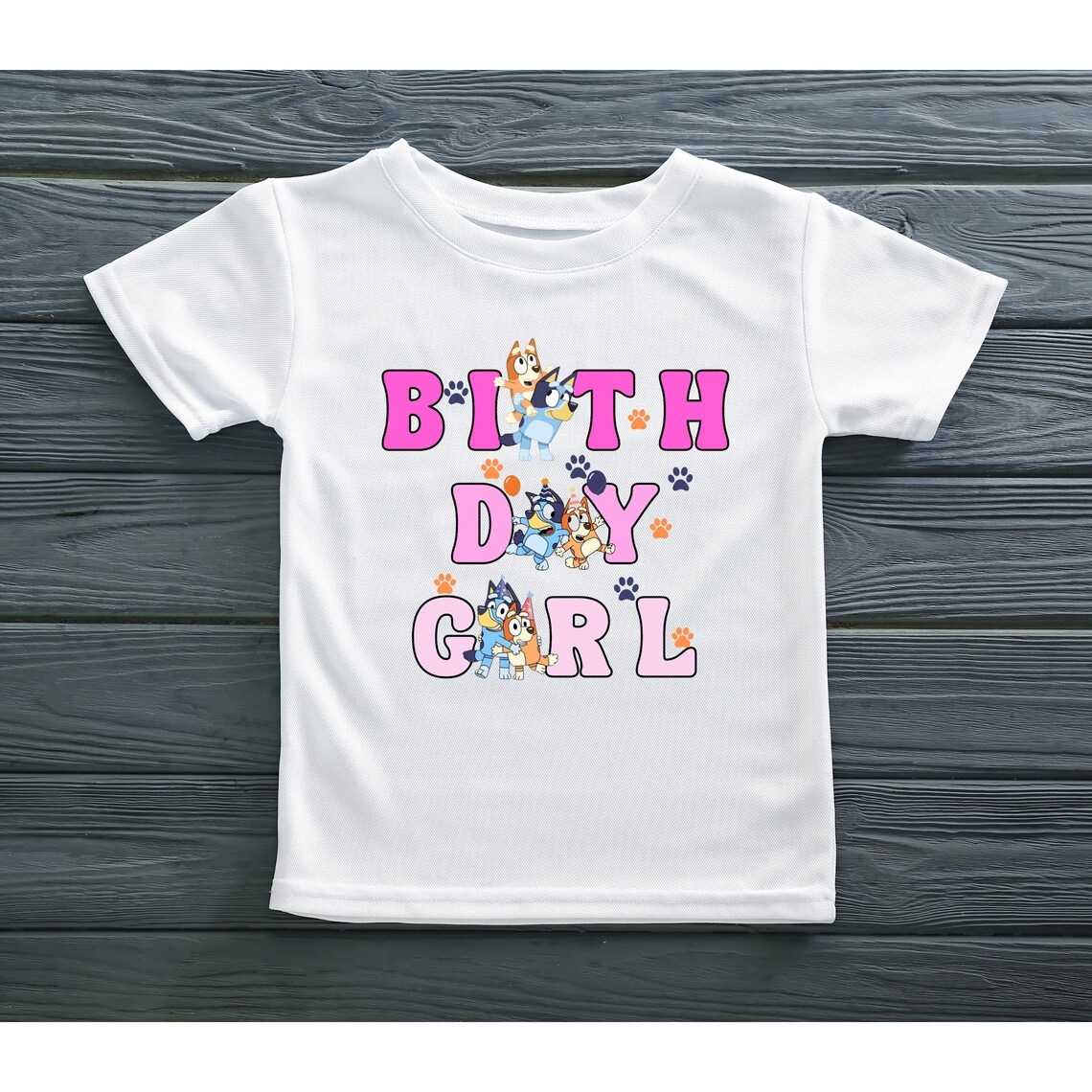 Bluey Birthday Girl, Fun Party Celebration, Bella Canvas Toddler Shirt ...