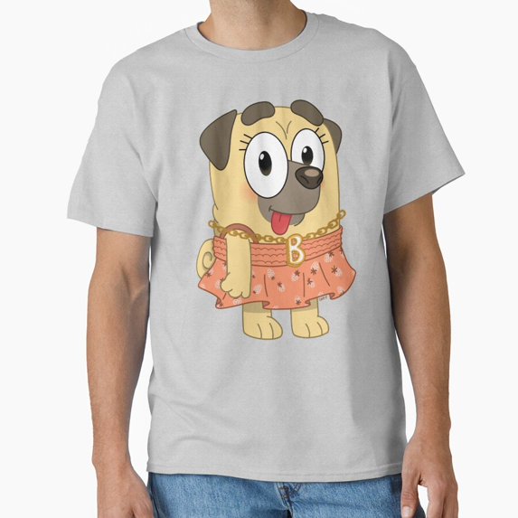 Bluey Biscuit The Pug In Bluey Style Classic T-Shirt - Walmart.com