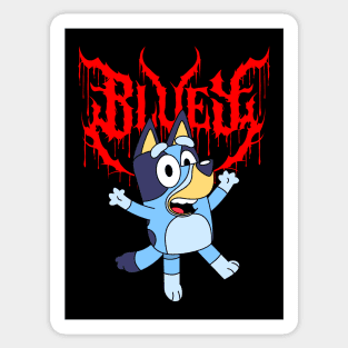 Bluey Black Metal Sticker Bluey Stickers For Kids, Bluey Stickers Party ...