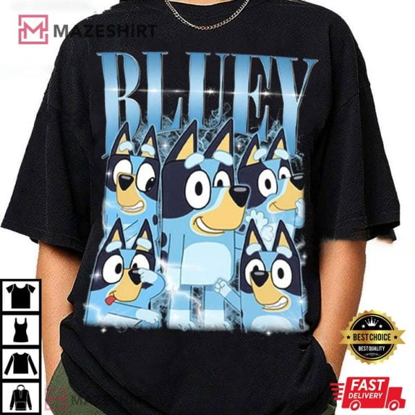 Bluey Blue Heeler T-Shirt - Walmart.com